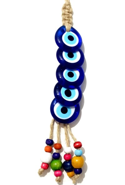 Mixperi 5 Adet Cam Nazar Boncuğu