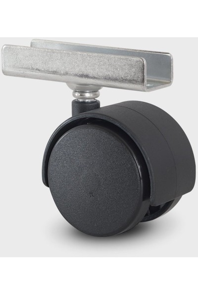 Joy Plastik 18 mm U Tablalı Geçme Mobilya Tekerleği 506 Mps