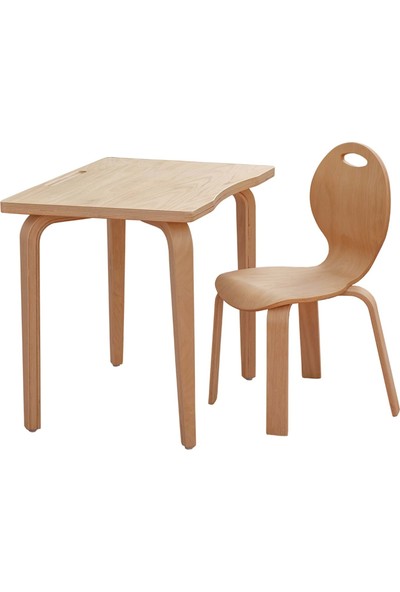Ens Kids Collection Pearl Ahşap Masa Takımı