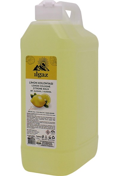 Ilgaz 1lt Bidon Limon Kolonya