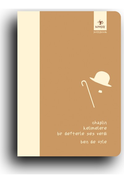 Lovely Book & Book Ben De Öyle Serisi Konsept Karton Kapak Defter 64 Sayfa Karamel Lovely Book & Book Ben De Öyle Serisi Konsept Karton Kapak Defter 64 Sayfa Karamel