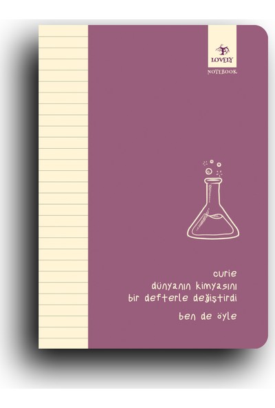 Lovely Book & Book Ben De Öyle Serisi Konsept Karton Kapak Defter 64 Sayfa Lavanta Lovely Book & Book Ben De Öyle Serisi Konsept Karton Kapak Defter 64 Sayfa Lavanta
