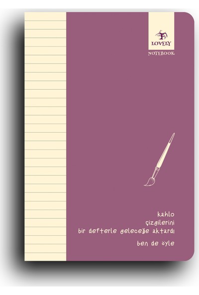 Lovely Book & Book Ben De Öyle Serisi Konsept Karton Kapak Defter 96 Sayfa Lavanta Lovely Book & Book Ben De Öyle Serisi Konsept Karton Kapak Defter 96 Sayfa Lavanta