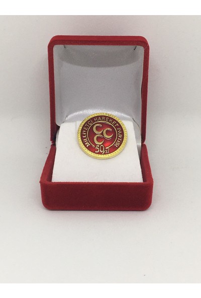 Merit Collection Mhp Üç Hilal Yaka Rozeti Özel Kadife Kutusunda Merit Collection Mhp Üç Hilal Yaka Rozeti Özel Kadife Kutusunda