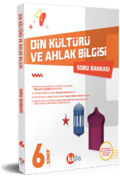 Kida Yayınları 6. Sınıf Din Kültürü ve Ahlak Bilgisi Soru Bankası