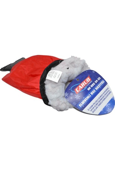 Carub Kırmızı Eldivenli Buz Kazıyıcısı