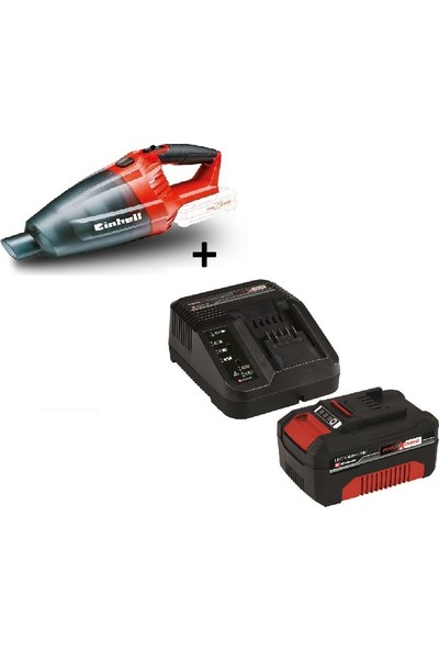 Einhell Te-Vc 18 Li Solo Akülü Araç ve Ev Süpürgesi + 4.0 Ah Starter Kit