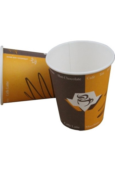 1001 Ambalaj Karton Bardak 7 Oz 100 (B0A4)