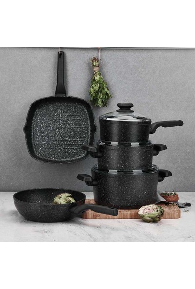 Korkmaz A1120 Ornella Kare Grill Tava 28 x 28 Korkmaz A1120 Ornella Kare Grill Tava 28 x 28