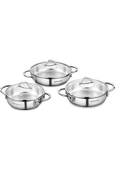 Korkmaz A 1805 6 Parça Tombik Omlet Takım Korkmaz A 1805 6 Parça Tombik Omlet Takım