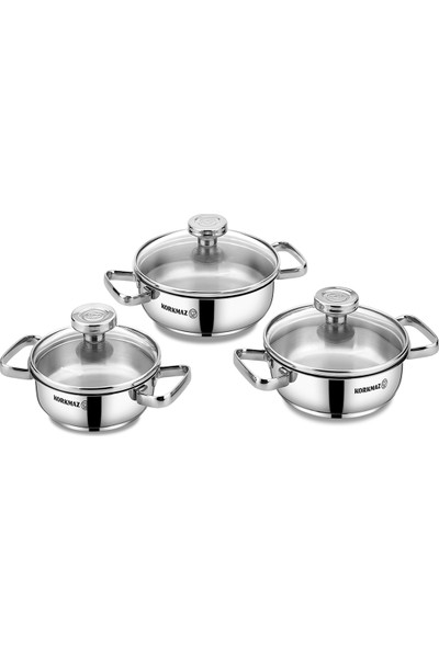 Korkmaz A1966 Aqua 6 Parça Omlet Seti