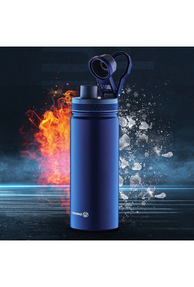 Korkmaz Essential Sport Lacivert Termos