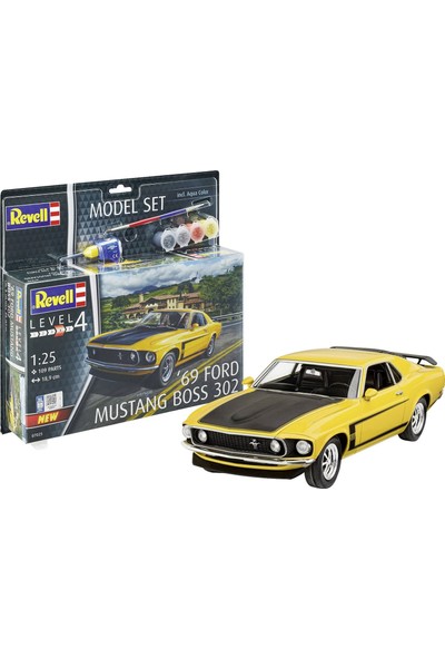 Revell Model Set 1969 Boss 302 Mustang Maket