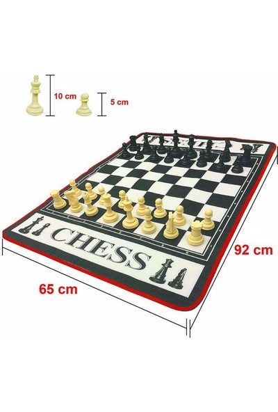 Liggo Büyük Boy Bahçe Satranç Seti 92 x 65 cm Liggo Büyük Boy Bahçe Satranç Seti 92 x 65 cm