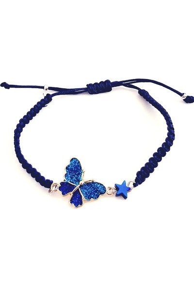 Funny Takı Mavi Hematit Yıldızlı Mavi Kelebek Bileklik Funny Takı Mavi Hematit Yıldızlı Mavi Kelebek Bileklik