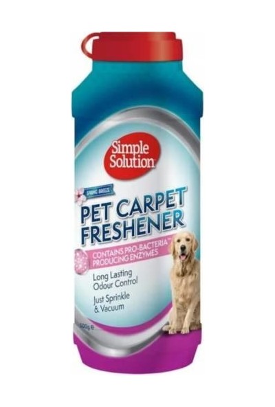 Simple Solution Pet Carpet Freshner Koku Giderici Halı Pudrası 500 gr Simple Solution Pet Carpet Freshner Koku Giderici Halı Pudrası 500 gr