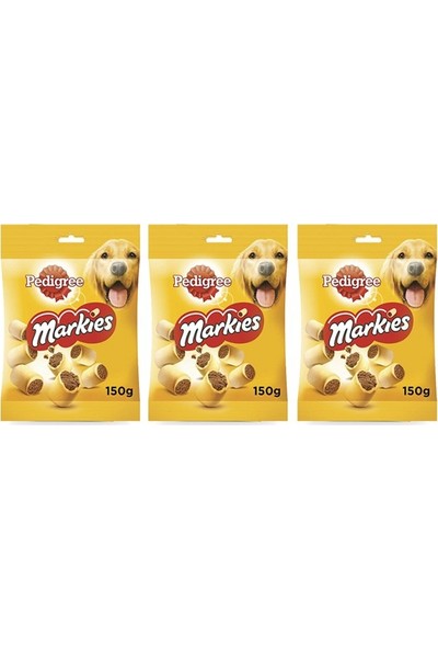 Pedigree Markies Bisküvi Köpek Ödül Maması 150 gr x 3 Adet Pedigree Markies Bisküvi Köpek Ödül Maması 150 gr x 3 Adet