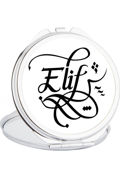 Hediyehanem Elif Kaligrafi Cep Ayna
