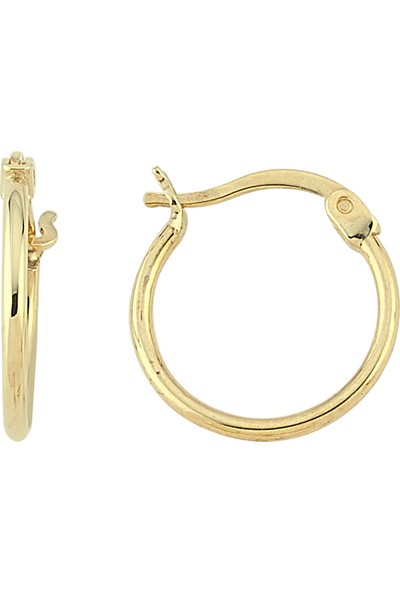 Kuyucu Altın Özgürlük Çemberi Küpe 13 Mm-2 mm