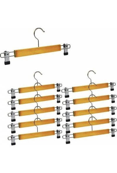 Asfar 5 Adet Elbise Askısı