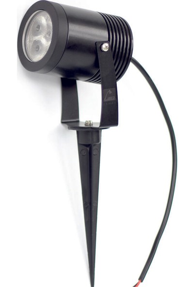 Lambaled 5W LED Bahçe Peyzaj Spotu Beyaz Gövde Beyaz Işık Lambaled 5W LED Bahçe Peyzaj Spotu Beyaz Gövde Beyaz Işık