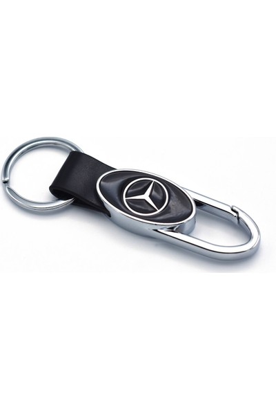 Ripido Mercedes Benz Anahtarlık Deri Metal Klipsli Ripido Mercedes Benz Anahtarlık Deri Metal Klipsli