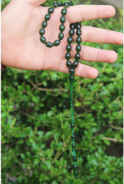 Varetta 34 Lük Erkek Arpa Kesim Islam Yeşili Toz Kehribar Tesbih Kutulu Varetta 34 Lük Erkek Arpa Kesim Islam Yeşili Toz Kehribar Tesbih Kutulu