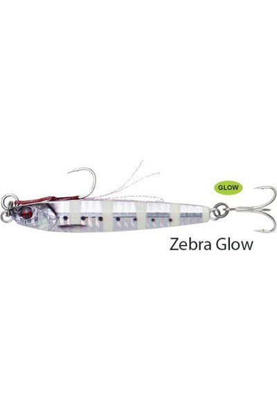 Savage Gear 3D Jig Minnow 10 gr 5,9 cm Suni Yem Zebra Glow Savage Gear 3D Jig Minnow 10 gr 5,9 cm Suni Yem Zebra Glow