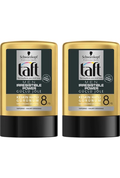 Taft Irresıstable Power Jöle 300 ml x 2 Adet Taft Irresıstable Power Jöle 300 ml x 2 Adet