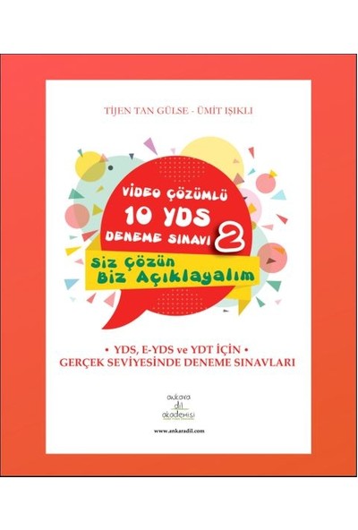 Video Çözümlü 10 Yds Deneme Sınavı - 2 - Tijen Tan Gülse - Ümit Işıklı