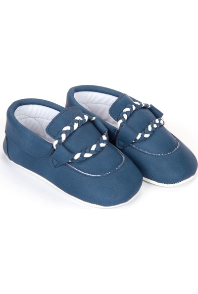 Funny Baby Örgü Bağcıklı Bebek Ayakkabı