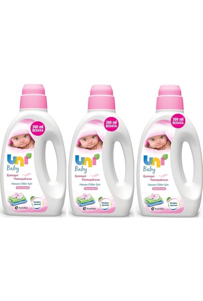 Uni Baby Çamaşır Yumuşatıcısı 1800 ml 3'lü Paket