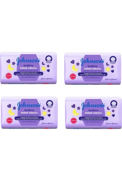 Johnsons Baby Bedtime Sabun 100 gr 4'lü Paket Johnsons Baby Bedtime Sabun 100 gr 4'lü Paket