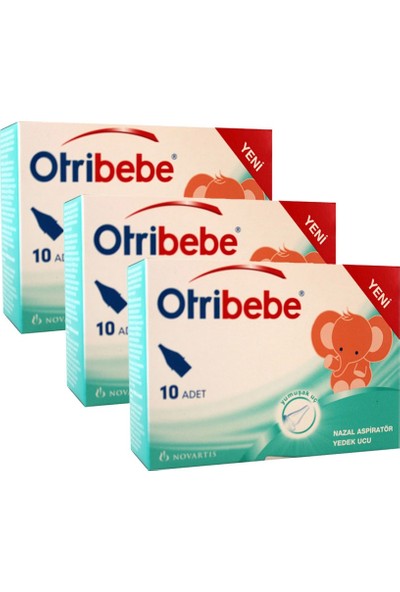 Otribebe Nazal Aspiratör Yedek Uç 10'lu - 3 Kutu