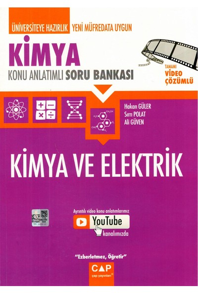 Çap Yayınları Kimya ve Elektrik Konu Anlatımlı Soru Bankası Çap Yayınları Kimya ve Elektrik Konu Anlatımlı Soru Bankası