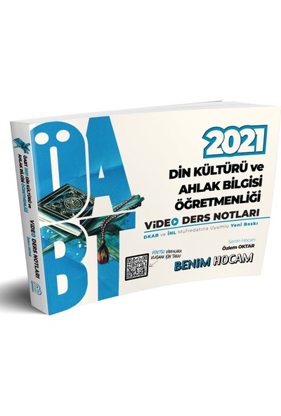 Benim Hocam Yayınları 2021 ÖABT Din Kültürü Ve Ahlak Bilgisi Öğretmenliği Video Ders Notları - Özlem Oktar Benim Hocam Yayınları 2021 ÖABT Din Kültürü Ve Ahlak Bilgisi Öğretmenliği Video Ders Notları - Özlem Oktar