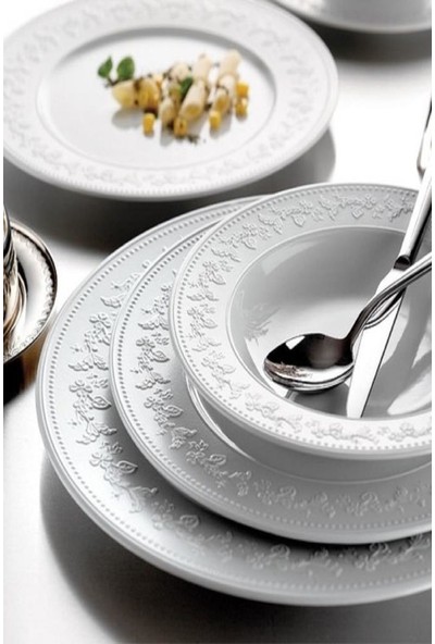 Kütahya Porselen Silvia 24 Parça Yemek Seti