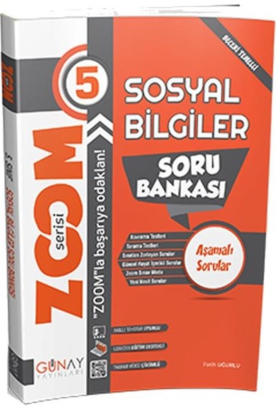 Günay Yayınları 5.Sınıf Zoom Serisi Sosyal Bilgiler Soru Bankası