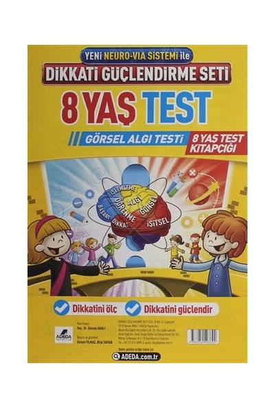 Adeda DGS 8 Yaş Görsel Algı Testi
