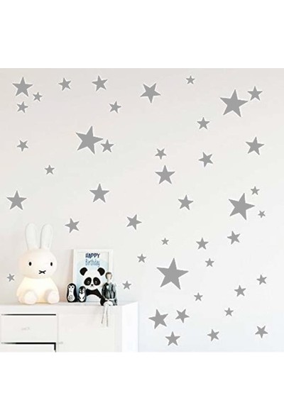 Hediyepostası Yıldız Duvar Sticker 3-4-5 cm 100 Adet