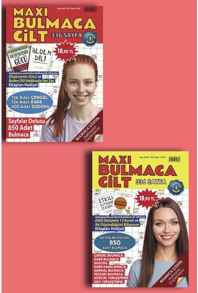 Maxi Cilt Bulmaca Set 1