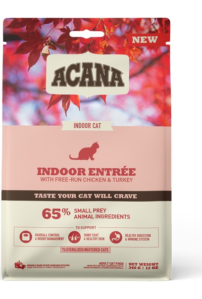 Acana Indoor Entree Sterilised Kedi Maması 340 gr