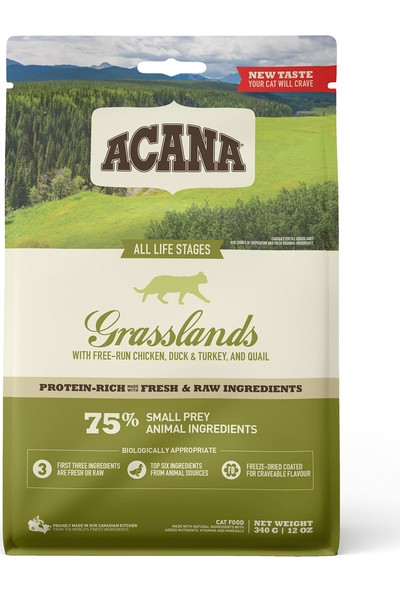 Acana Grasslands Kedi Maması 340 gr