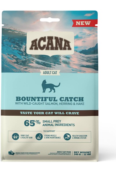 Acana Bountiful Catch Kedi Maması 340 gr Acana Bountiful Catch Kedi Maması 340 gr