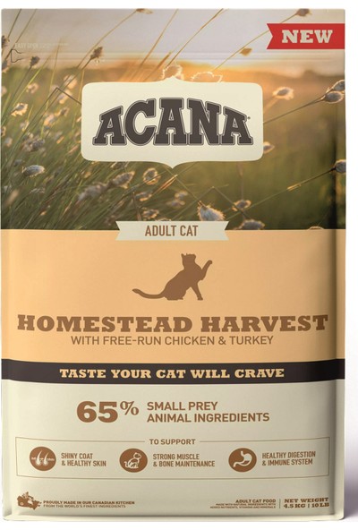 Acana Homestead Harvest Kedi Maması 4.5 kg