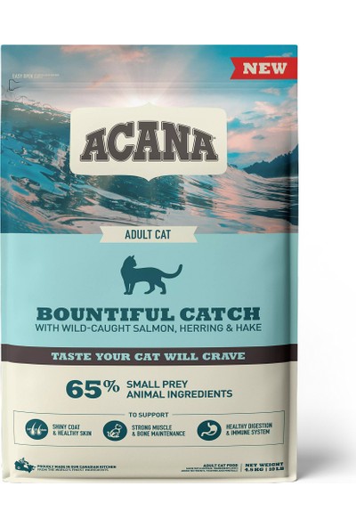 Acana Bountiful Catch Kedi Maması 4.5 kg Acana Bountiful Catch Kedi Maması 4.5 kg