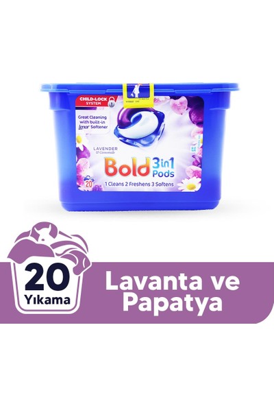 Lenor Bold Bahar Uyanışı 3ü 1 Arada Kapsül 20 Yıkama Lenor Bold Bahar Uyanışı 3ü 1 Arada Kapsül 20 Yıkama