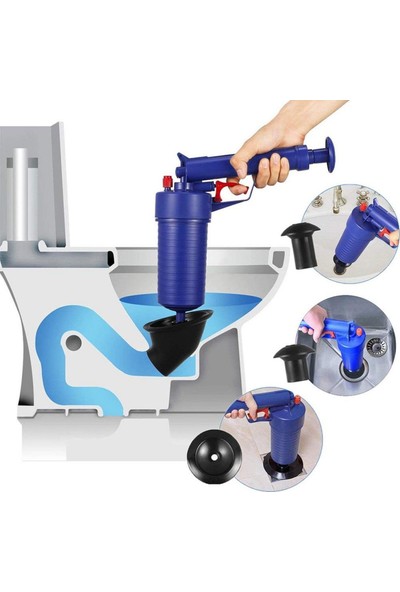Buffer Mutfak Lavabo Banyo Tuvalet Klozet Tıkanıklığı Yüksek Hava Basınçlı Gider Açma Drenaj Pompa Makinesi Buffer Mutfak Lavabo Banyo Tuvalet Klozet Tıkanıklığı Yüksek Hava Basınçlı Gider Açma Drenaj Pompa Makinesi