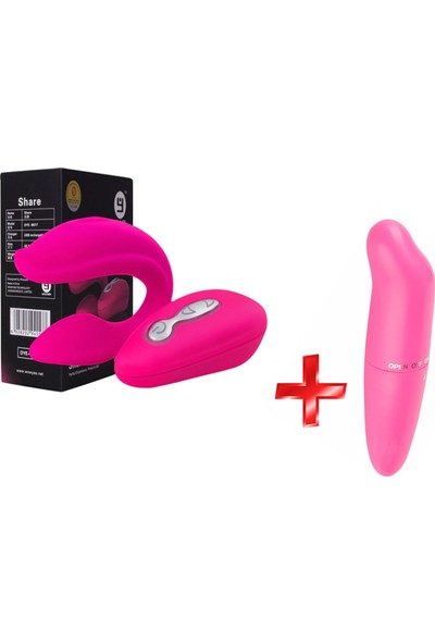 Wowyes Share Çiftlere Özel Kablosuz Uzaktan Kumandalı Şarjlı Giyilebilen Vibratör+G-Spot Vibratör Wowyes Share Çiftlere Özel Kablosuz Uzaktan Kumandalı Şarjlı Giyilebilen Vibratör+G-Spot Vibratör