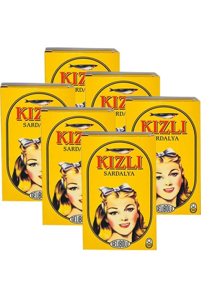 Alaeddin Kızlı Sardalya Konservesi 125 gr x 6 Alaeddin Kızlı Sardalya Konservesi 125 gr x 6